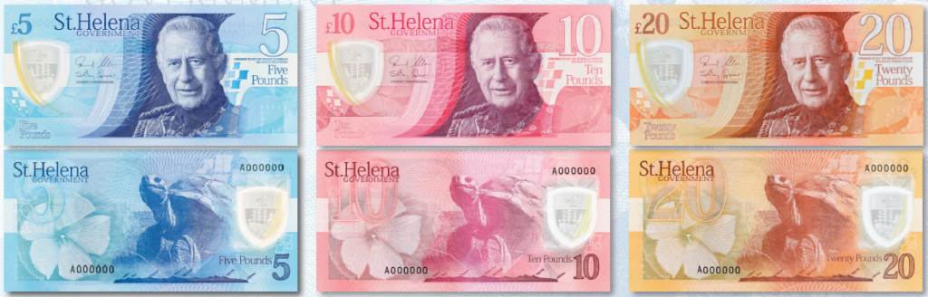 Wyspa Świętej Heleny - nowa seria banknotów obiegowych - Nowości ze ...